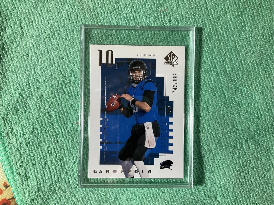 2014 UPPER DECK SP AUTHENTIC FOOTBALL. RC JIMMY GAROPPOLO,,/ 999 MINT ...