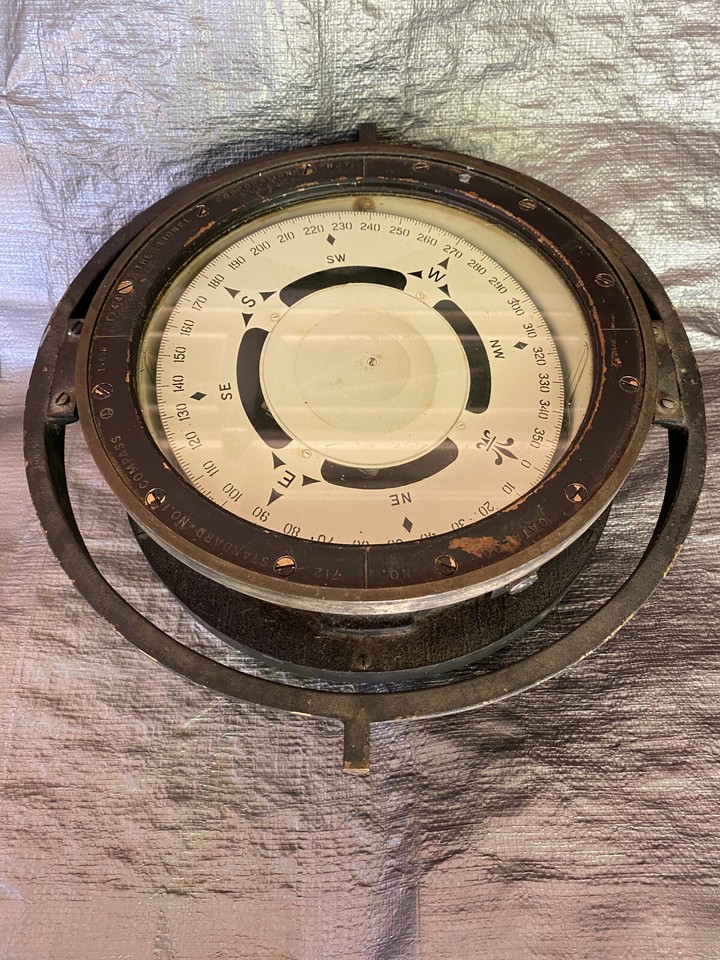 RARE US Navy Ship WWII WW2 1944 Compass Lionel Corp Good Condition | eBay