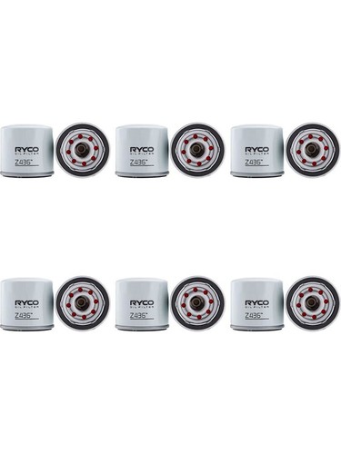 6 x Ryco Oil Filter Z436 fits Subaru Liberty 2.2 BG,BG7 i 4WD | eBay ...