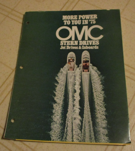 1975 OMC Stern Drives Jet Drive & Inboard Foldout Brochure | eBay