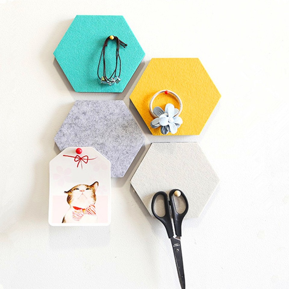 10 Pcs Decorative Sticker for Message Board Hexagon Shape Stickers ...