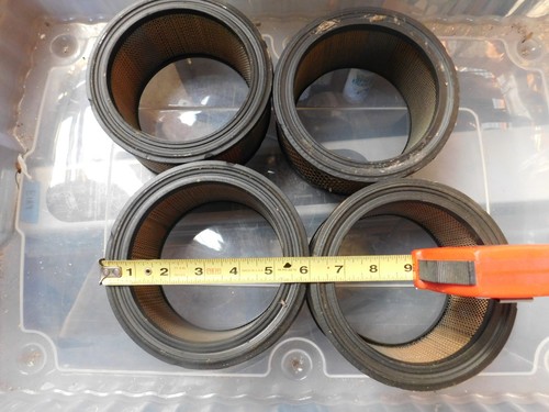 Round White Paper Air Filter 6 inch X 3 inch lot of 4 | eBay