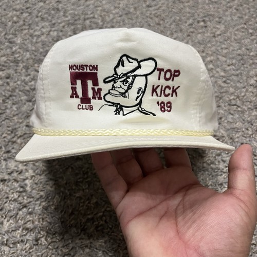 Texas AM University Rope Stitch Golf Hat Vintage Retro 80s Aggies Top ...