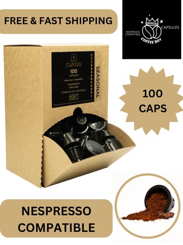 Nespresso Compatible Coffee Capsules Pods Seasonal Espresso Flavour ...
