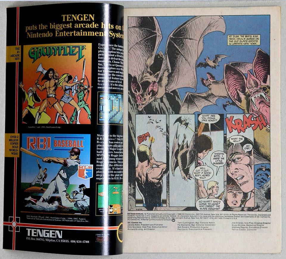 Batman Annual #12 Vol 1 - DC Comics - Mike Baron - Ross Andru - Pablo ...