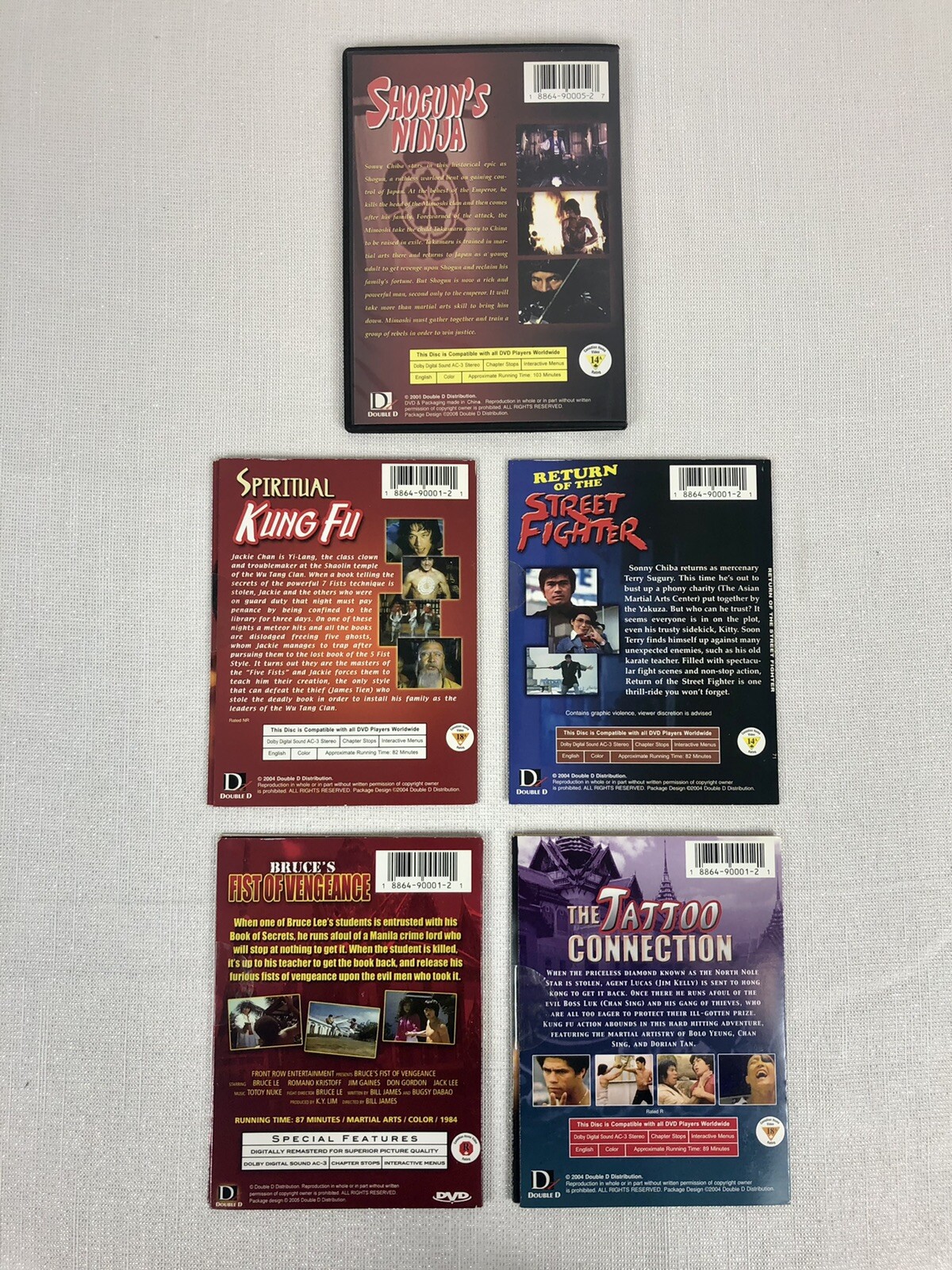 Lot Of 17 DVDs Hollywood Classics & Treasure Box Collection Bruce Lee ...