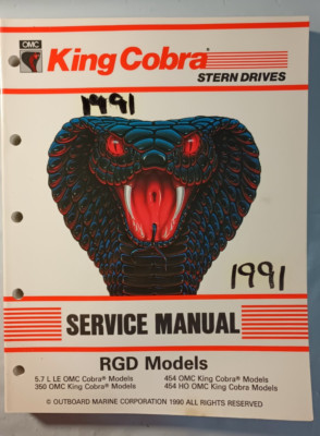 OMC Stern Drive 507954 1991 5.7L / 350 454 454 HO RGD King Cobra ...