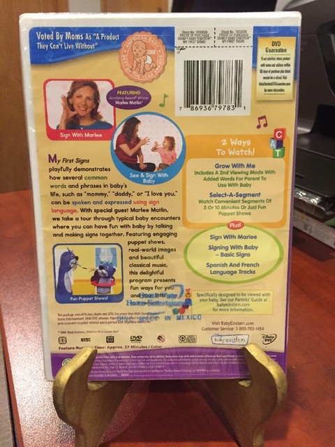 Baby Einstein: My First Signs (DVD, 2009) for sale online | eBay
