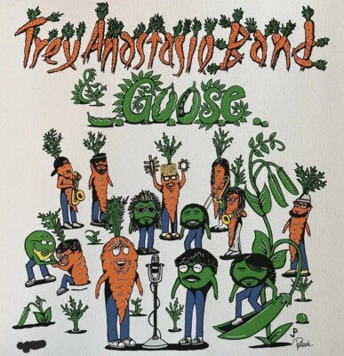 Jim Pollock Trey Anastasio Band & Goose Peas & Carrotatures S/# Concert ...