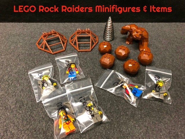 AUTHENTIC LEGO ROCK RAIDERS MINIFIGURES ROCK MONSTER BOULDERS "YOU PICK ...