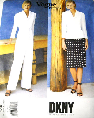 Vogue 1743 Jacket Skirt Pants size 8-12 Sewing Pattern | eBay