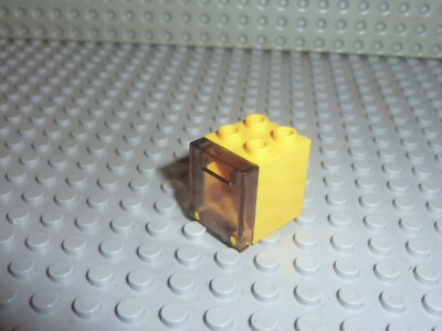 LEGO Yellow container box 4345b + Smoke / Trblack door 4346 Set 4789 | eBay