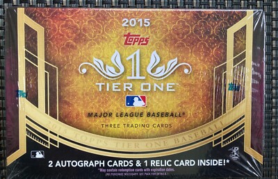 2015 Topps Tier One Baseball Hobby Box - USPS Priority Shipping | eBay