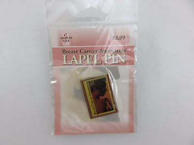 USPS Pink Ribbon Breast Cancer Awareness Stamp Lapel Tac Pin Pinback | eBay