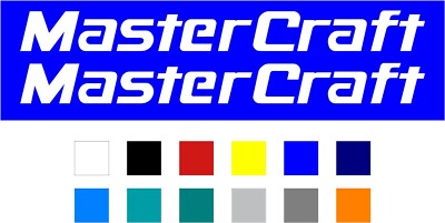MasterCraft Hull Decals 4"x40" | eBay