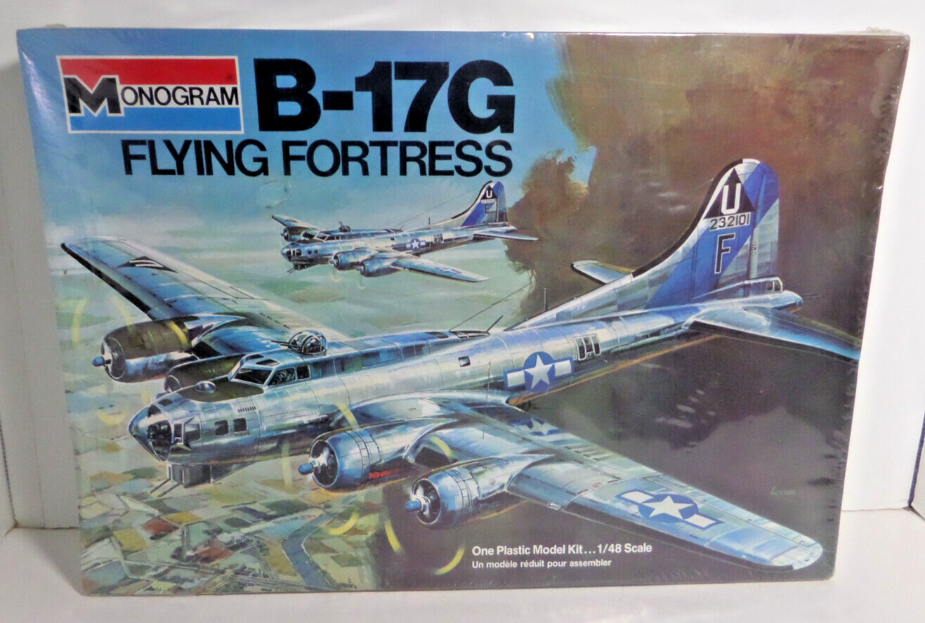 B-17G flying fortress 1:48 scale Monogram 5600 factory sealed | eBay