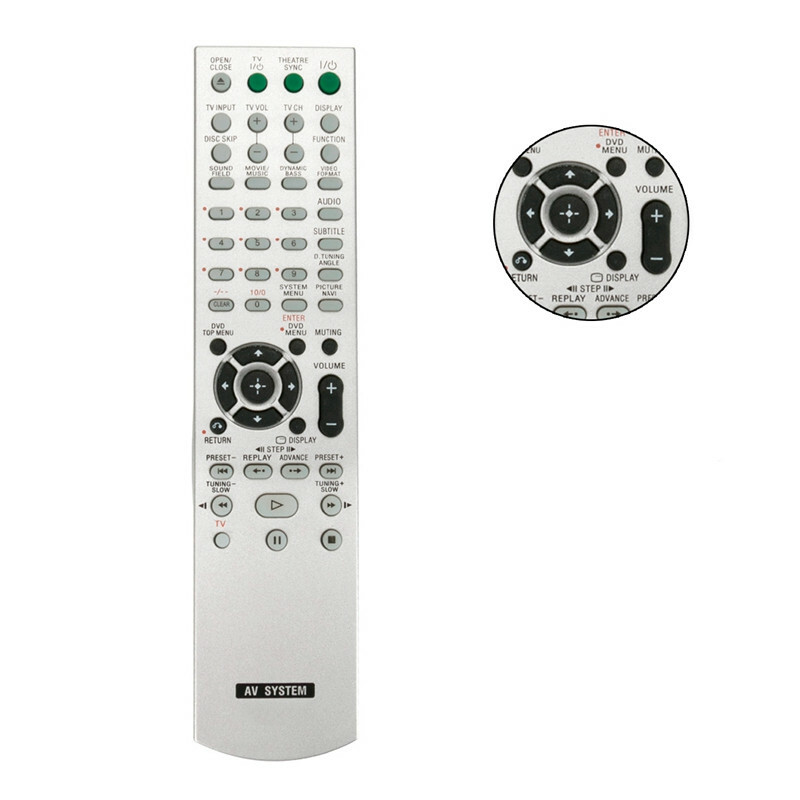 Remote Control For Sony DAV-DZ630 HCD-DZ630 DAV-HDX265 DVD Home Theater ...
