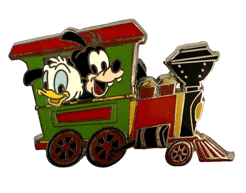 Baby Donald Duck & Baby Goofy Train Engine Disney Pin | eBay