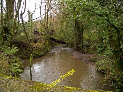 Photo 12x8 Looking down the river Yeo from a bridge near Broad Parkham ...