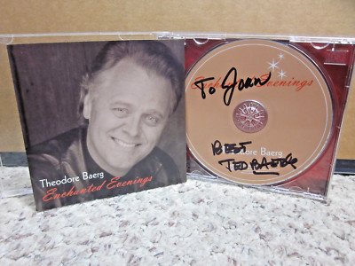 THEODORE BAERG Enchanted Evening autograph CD jazz classics 2006 ...
