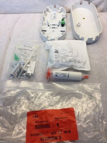 OFS EZ-Bend Invisilight Fiber Optic WCC Kit 40M (2481) for sale online ...