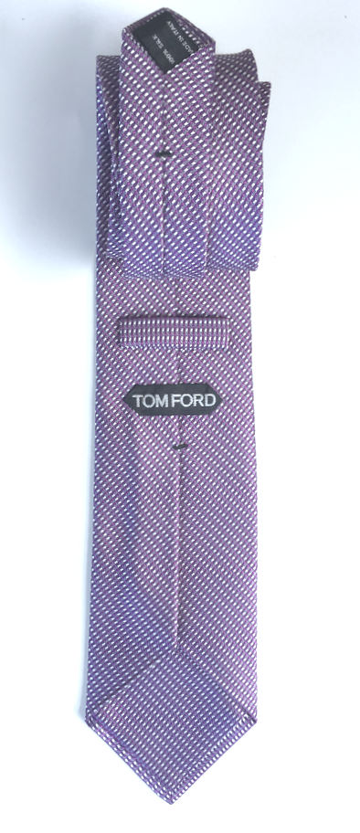 Tom Ford Mens Necktie Purple Shimmery Silk Textured Pin Check Micro ...