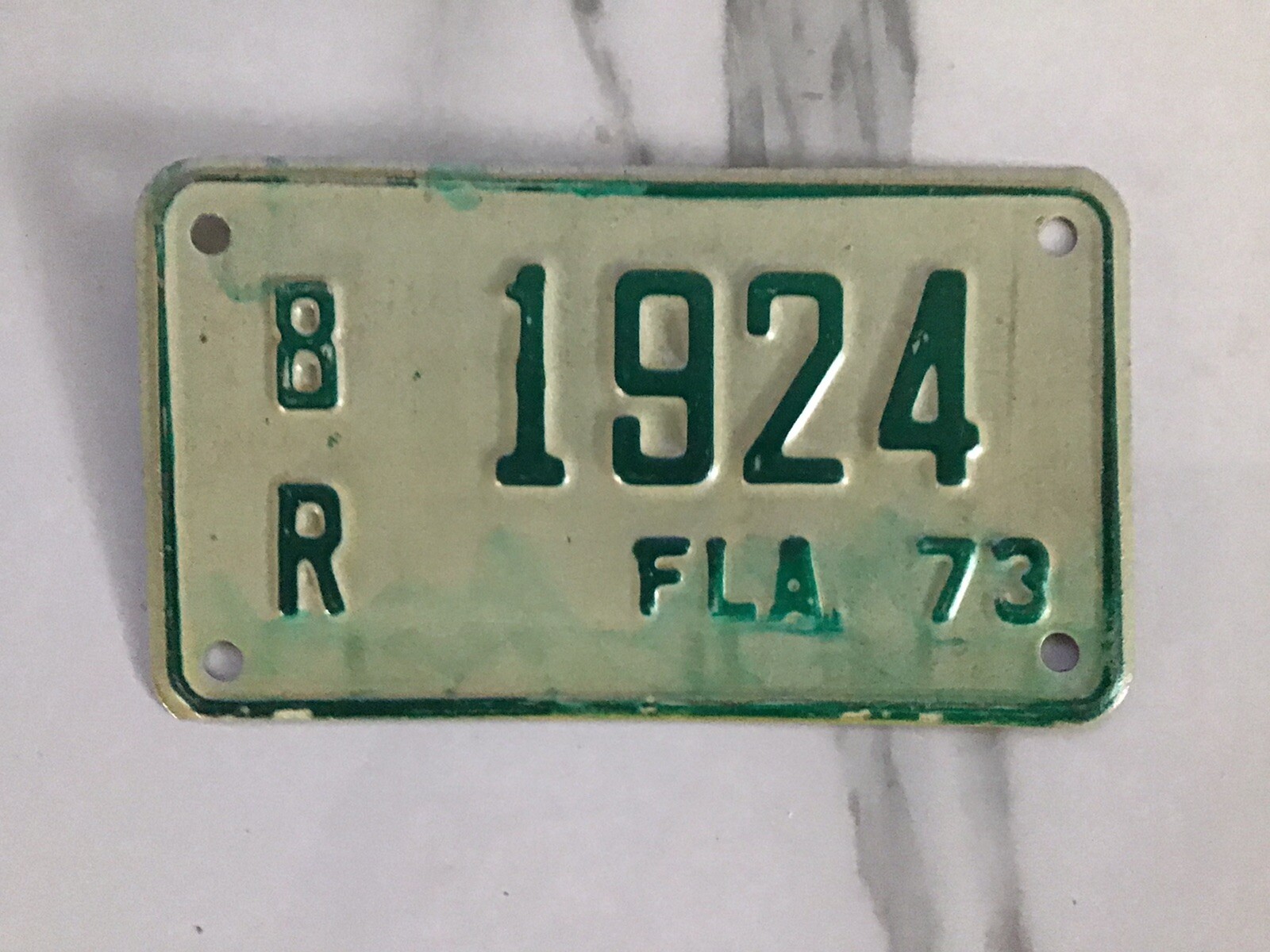 Florida Motorcycle License Plate 1973 Volusia County | eBay