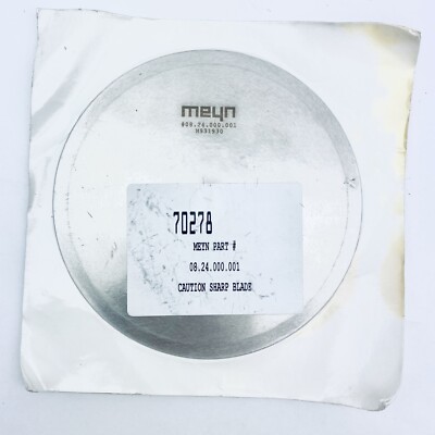 MEYN 08.02.000.001 CIRCULAR SHARP BLADE ( 70279 ) | eBay
