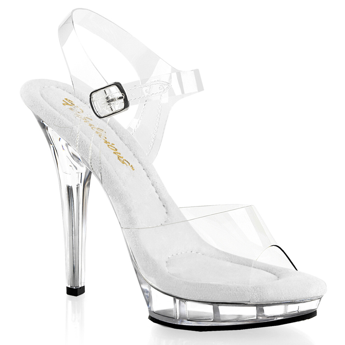Clear Pageant Heels