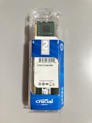 Crucial 8GB Kit 2x4GB DDR3 1600MHz PC3-12800 UDIMM Desktop Memory RAM ...