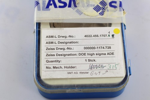 asml 4022.456.1707.1 doe hige sigma ade | eBay