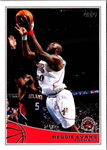 2009 Topps Reggie Evans #235 Toronto Raptors Basketball Card | eBay