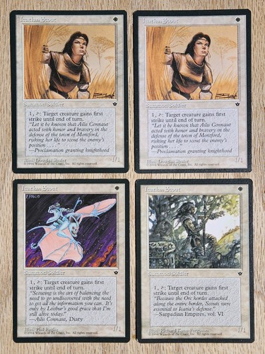 MTG - (x11) "First Strike" Cards (x9) White & (x2) Black Various Sets ...