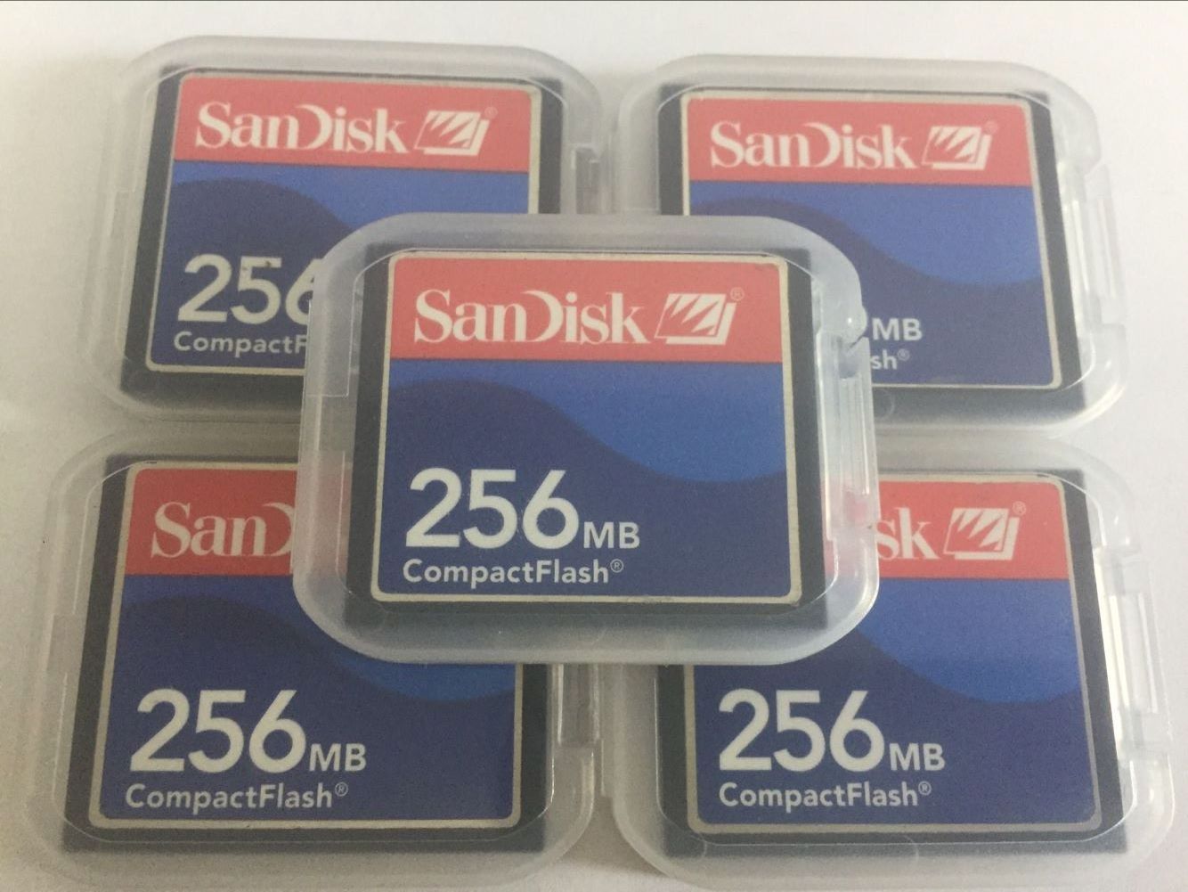 5PCS 256MB Sandisk Compact Flash Card 256MB CF Memory card SDCFJ/SDCFB ...