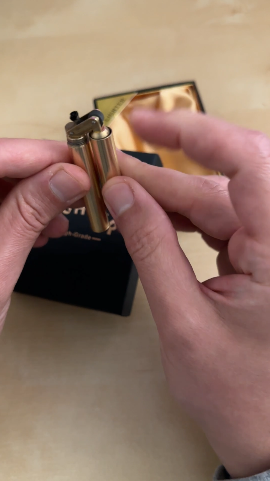 Windproof Brass Kerosene Lighter - Vintage Brass Stick Lighter for ...