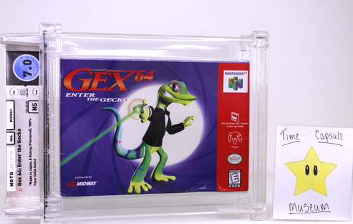 Gex 64 Enter the Gecko Brand New Nintendo N64 WATA VGA Grade 7.0 NS NIB ...