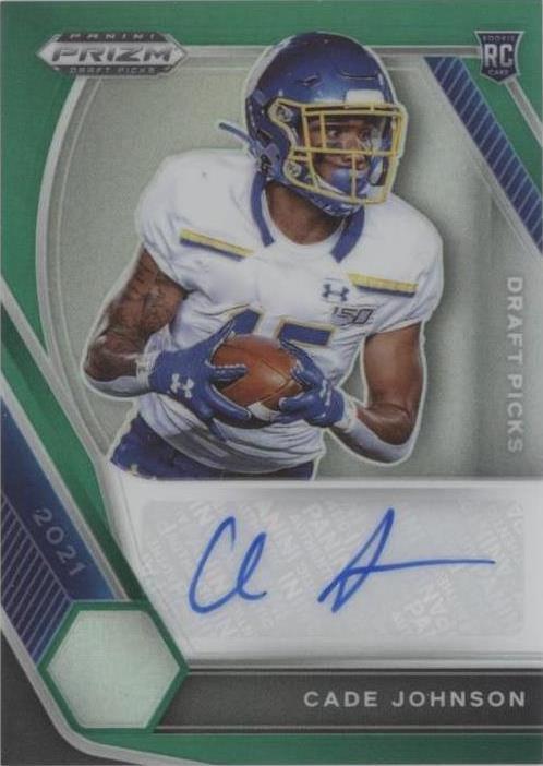 2021 Panini Prizm Draft Picks - Draft Picks Autographs Cade Johnson # ...