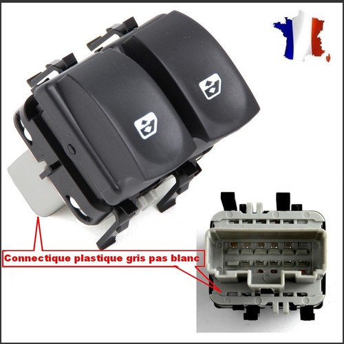 Bouton de lève vitre avant gauche Renault Clio 3 Modus, Twingo 2 ...