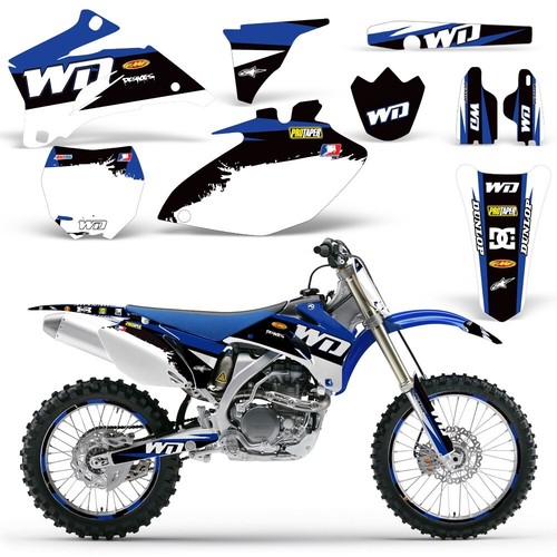 WD Graphics Kit Fit for Yamaha YZ250F YZ450F 06-09 Bike Decal Wrap ...
