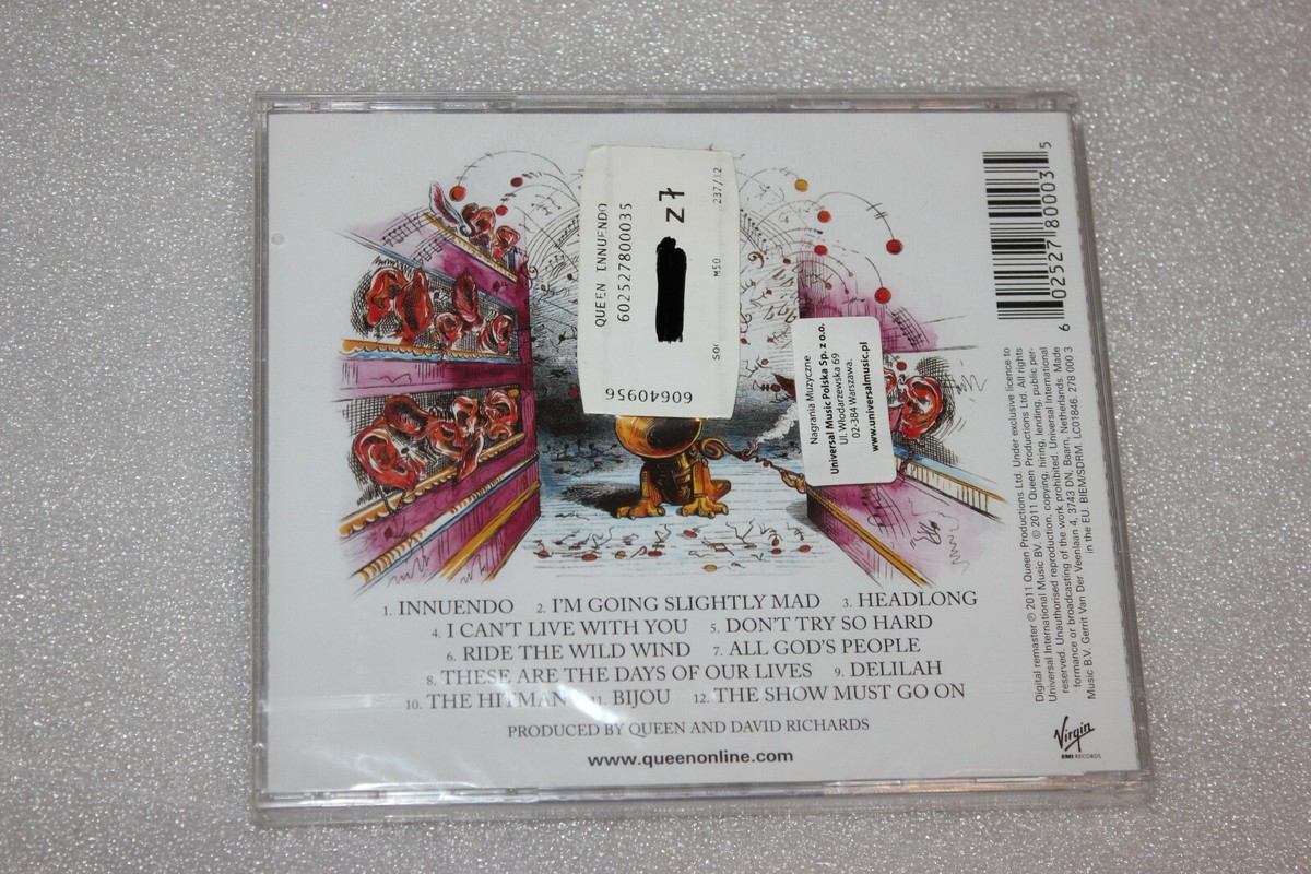 Queen Innuendo Album Cover Sticker Album Cover Sticker Happydesigner's