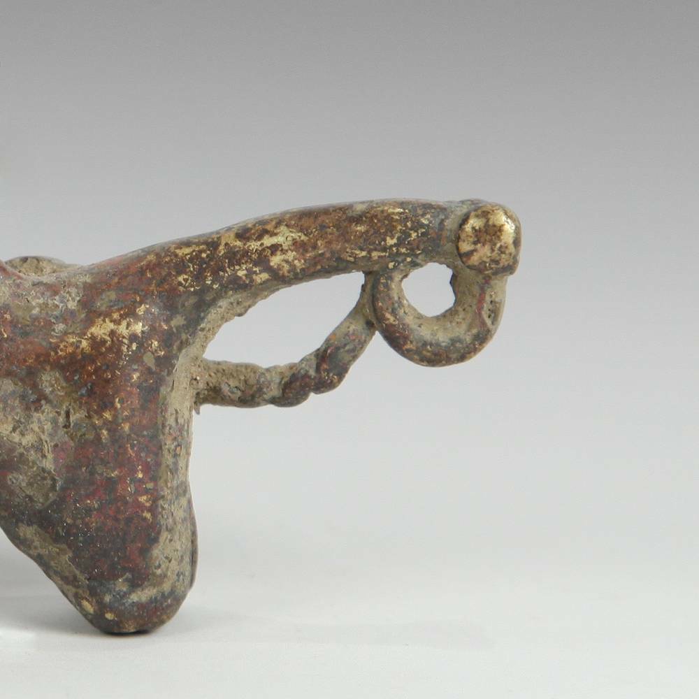 EQUESTRIAN FIGURE MINIATURE BRONZE KOTOKO PEOPLE CHAD CENTRAL AFRICA ...