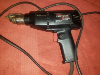 Sears Craftsman 315.101420 1/3 HP Variable Speed 3/8 Inch Corded Drill ...