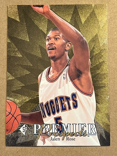 1994-95 UPPER DECK SP - PREMIER PROSPECTS -ROOKIE - JALEN ROSE NUGGETS ...