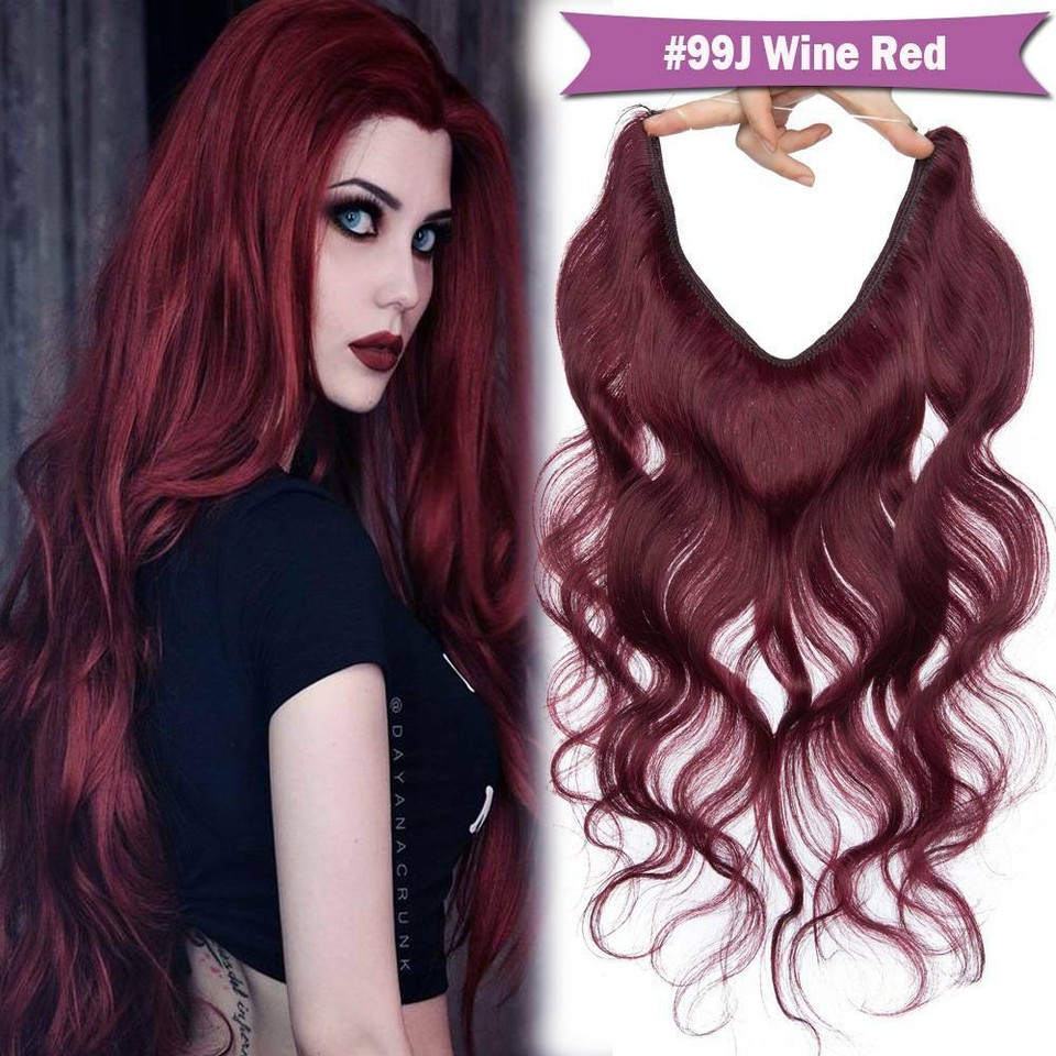 Hidden Secret One Piece Weft Wire on 100% Real Hair Human Extensions ...