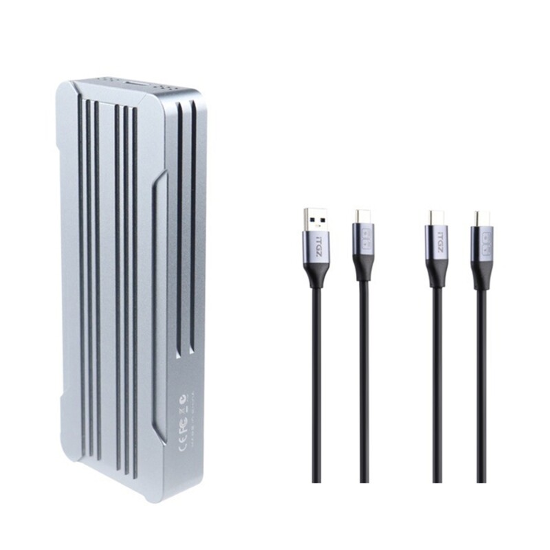 USB3.1 NVME NGFF SSD Enclosure Case Box for 2230/2242/2260/2280 SSDs ...