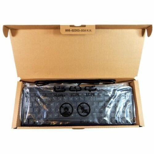HP SK-2028 Galeras Wired Slim USB Qwerty Keyboard Black 801526-001 for ...