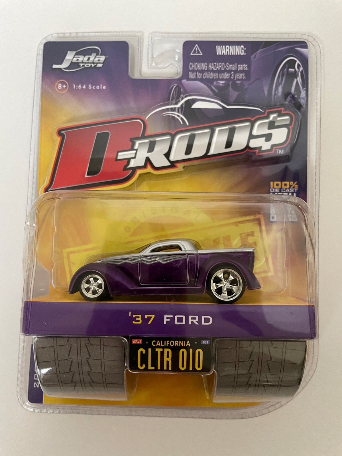 '37 Ford Purple 2 Jada Toys D-Rods Dub City Diecast 1/64 Rare Vintage D ...
