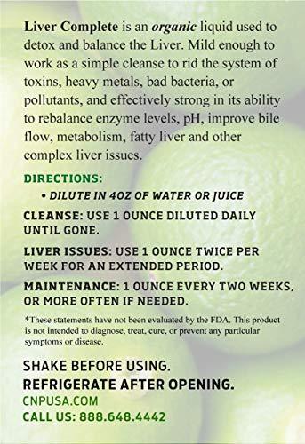 Liver Complete 8oz Organic Liquid Concentrate - Liver Cleanse ...