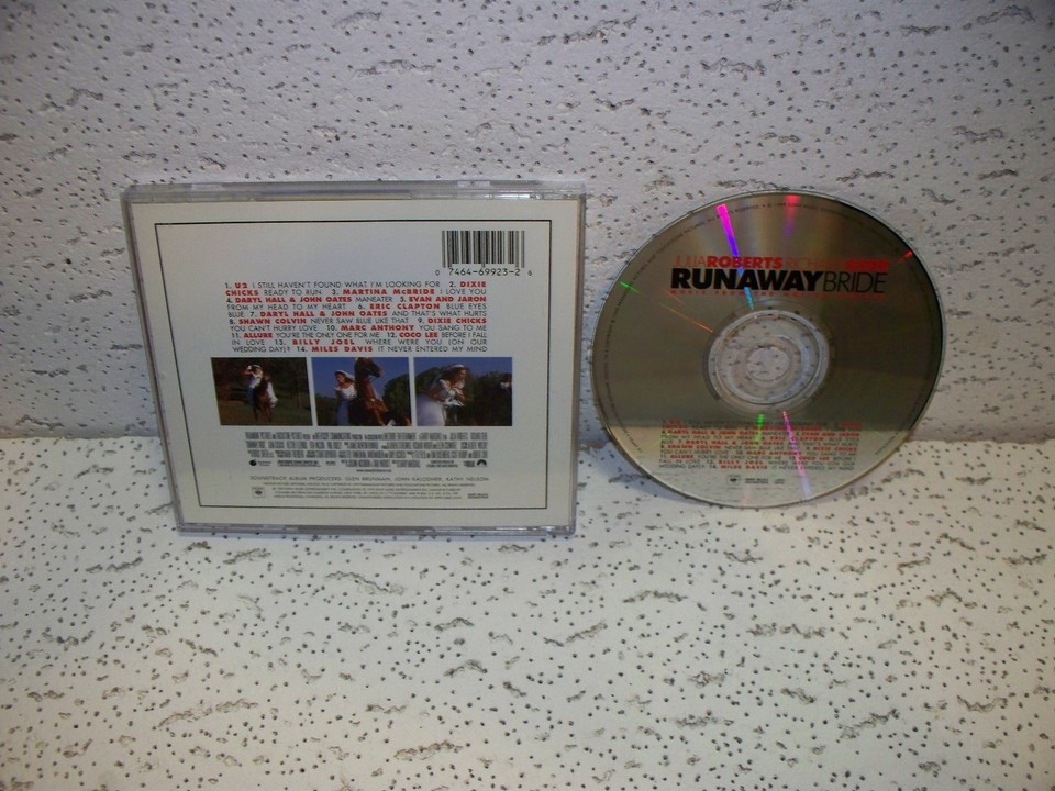Runaway Bride Original Movie Soundtrack CD Compact Disc U2 Billy Joel ...
