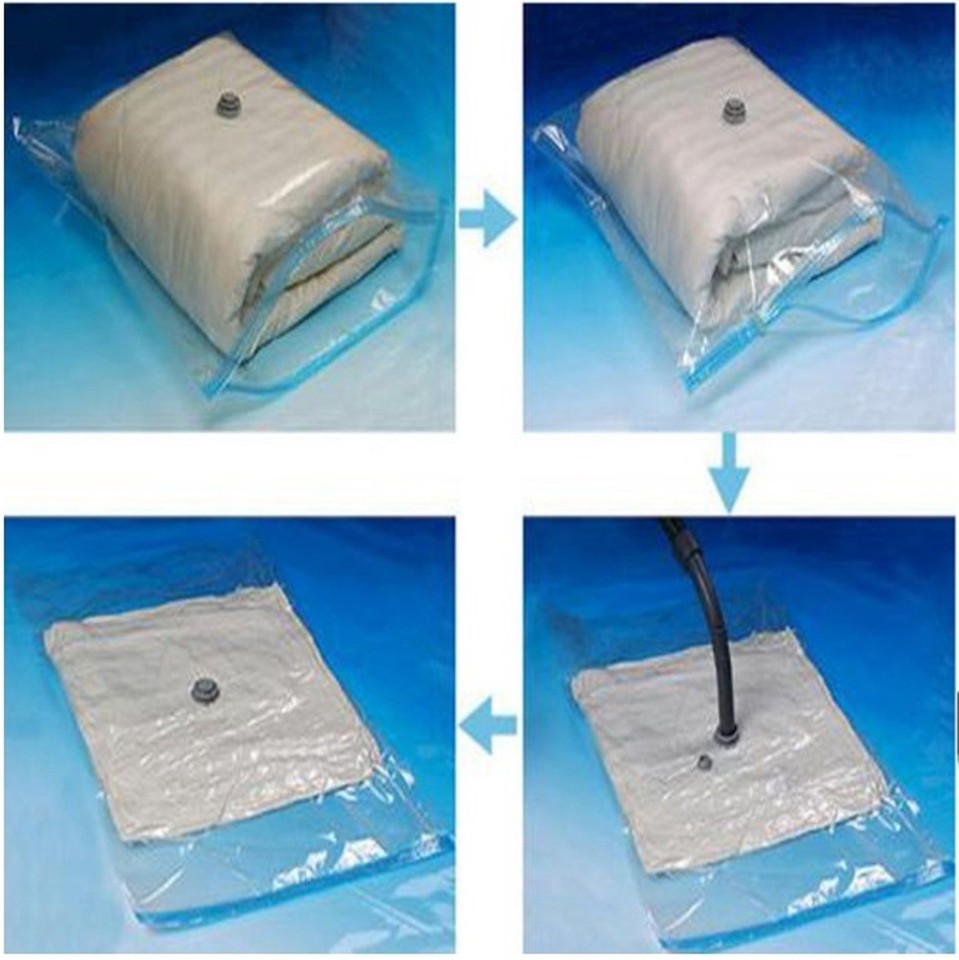 3 Pack Premium Large Vacuum Seal Bags Space Saver Storage 36"X28" Zip ...